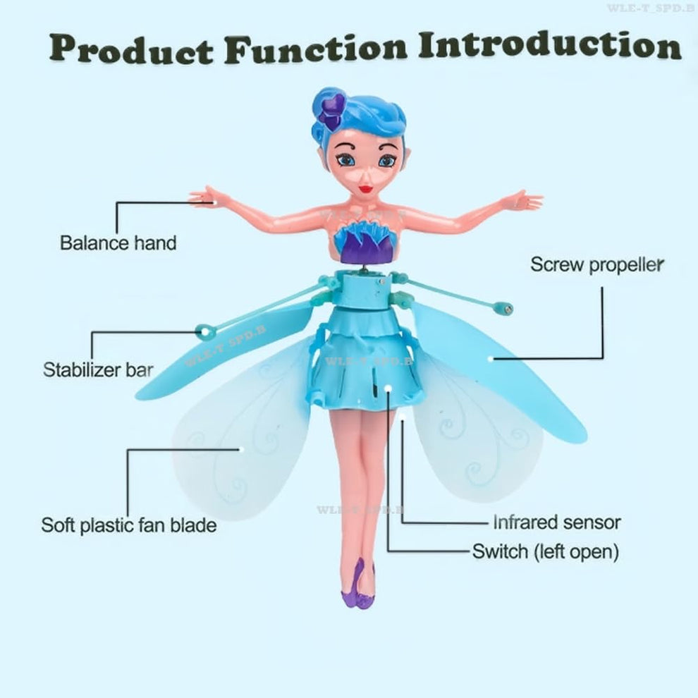 Princess Doll for Kids_Magic Flying Fairy Doll for Girls and Boys
